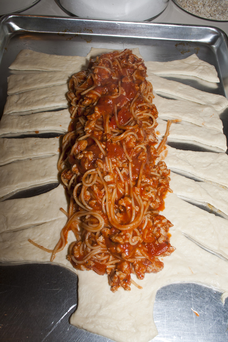 Braided Spaghetti Bread – Bakerlady
