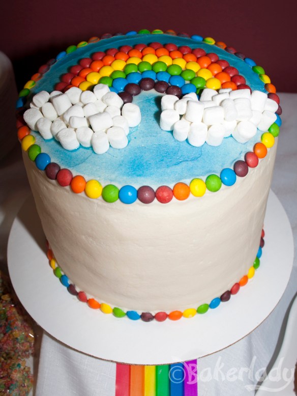 Rainbow Happiness Six Layer Cake – Bakerlady